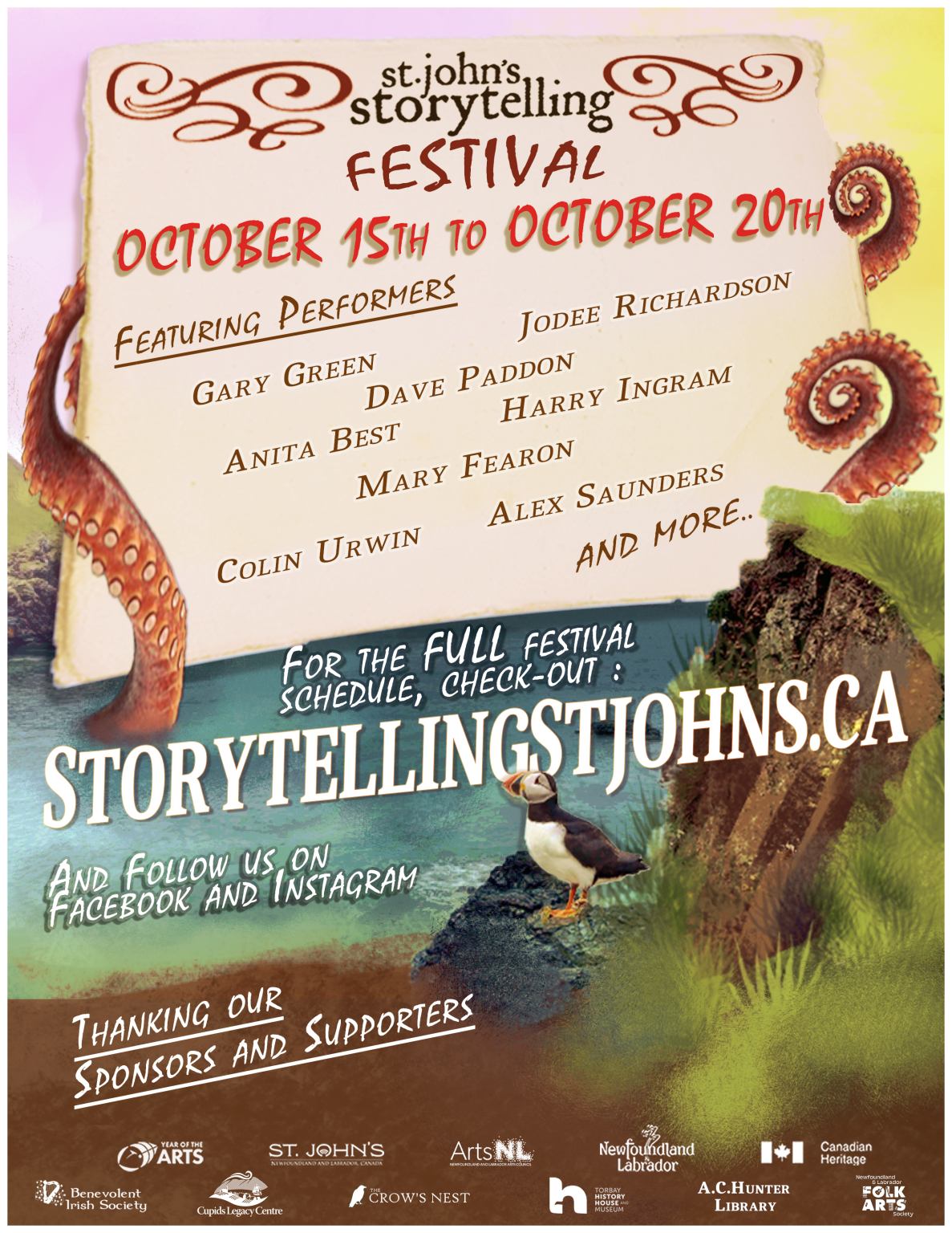 SJS 2024 Festival Launch & 20th Birthday Party - St.John's Storytelling ...